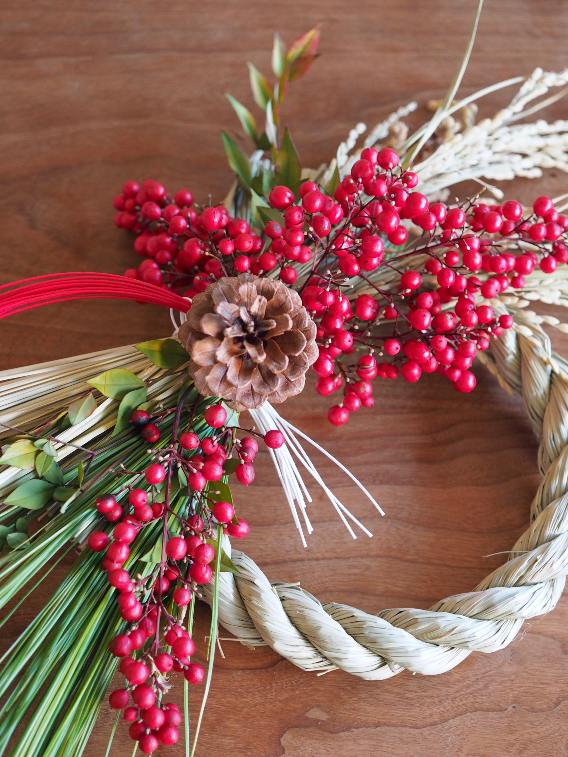 年末＊花あそびのご案内（しめ縄） « フラワーアレンジのご依頼は フラワーアレンジ may fleur[メイフルール]
